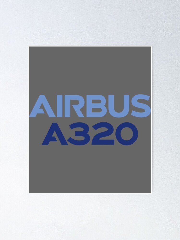 "Airbus A320 logo" Poster by PAMELARUBIO | Redbubble
