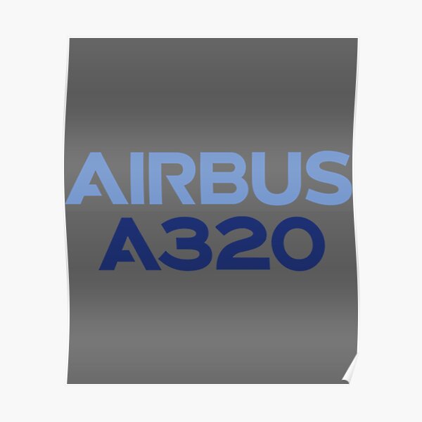 "Airbus A320 logo" Poster by PAMELARUBIO | Redbubble