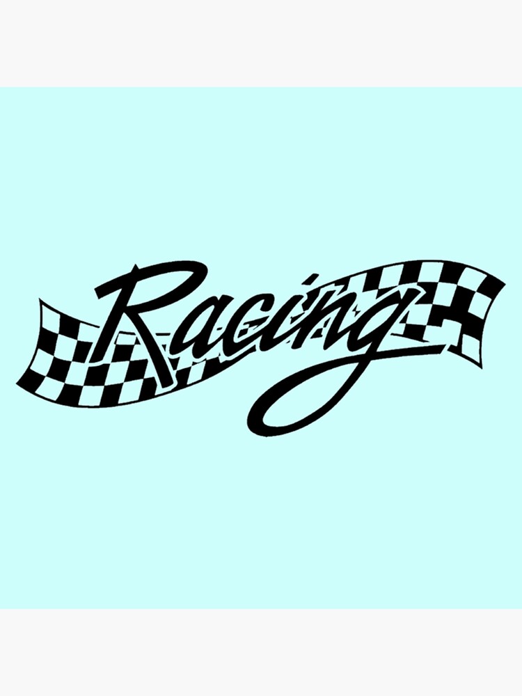 "Racing decal - checkered flag" Poster for Sale by shanilhasantha ...