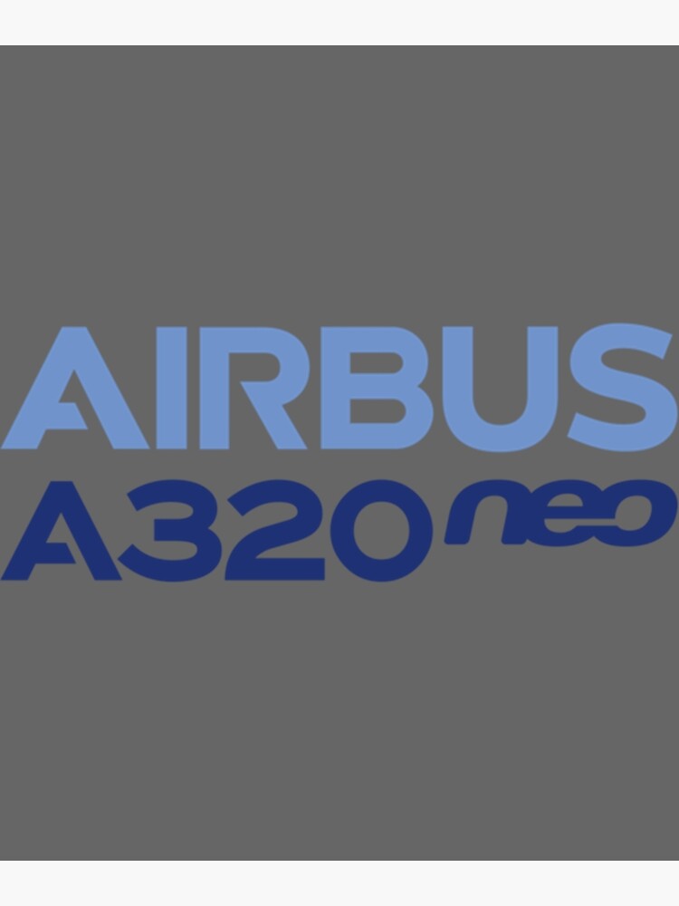 "Airbus A320neo logo" Poster for Sale by PAMELARUBIO | Redbubble