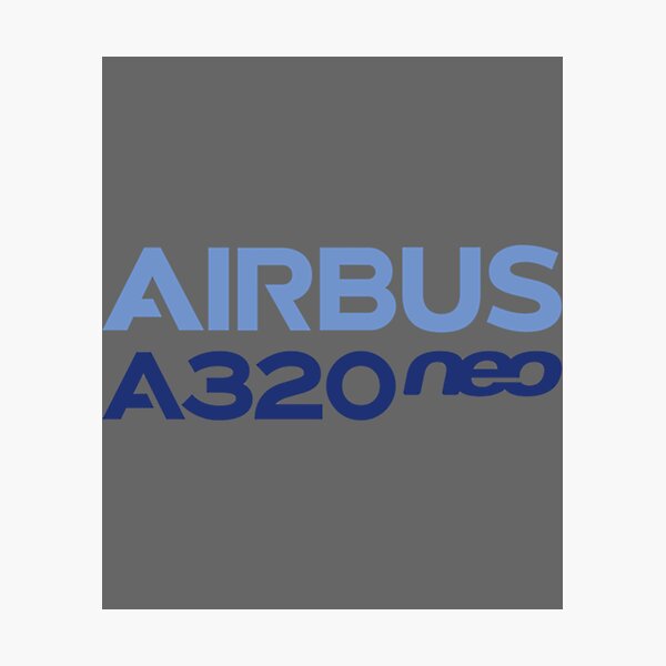 "Airbus A320neo logo" Photographic Print for Sale by PAMELARUBIO ...