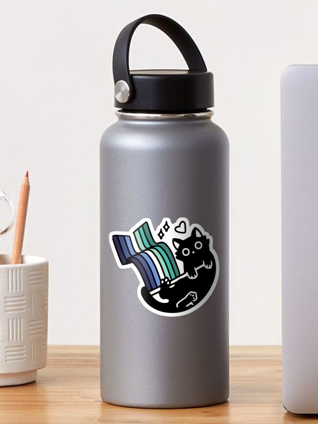 "Gay - mlm Cat" Sticker for Sale by Kyri45 | Redbubble