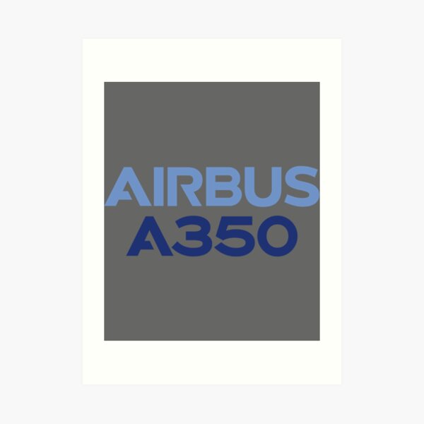 "Airbus A350 logo" Art Print for Sale by PAMELARUBIO | Redbubble