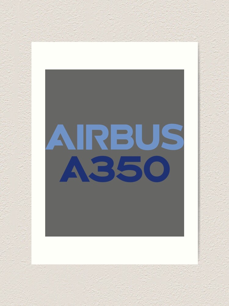 "Airbus A350 logo" Art Print for Sale by PAMELARUBIO | Redbubble