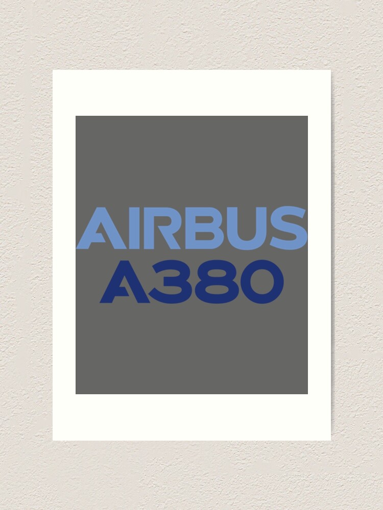 "Airbus A380 logo" Art Print for Sale by PAMELARUBIO | Redbubble