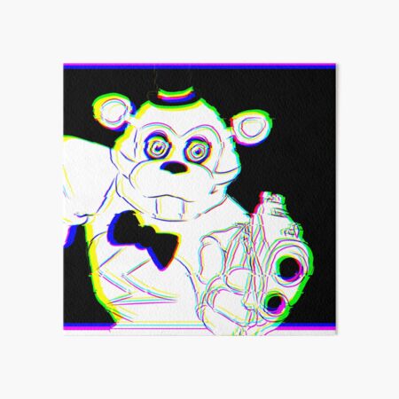 "Funny Freddy fazbear trippy fnaf" Art Board Print for Sale by ...