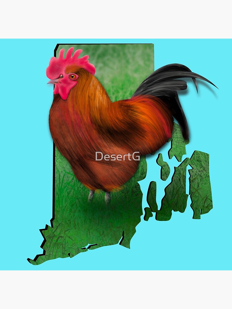 "Rhode Island Red" Poster for Sale by DesertG | Redbubble