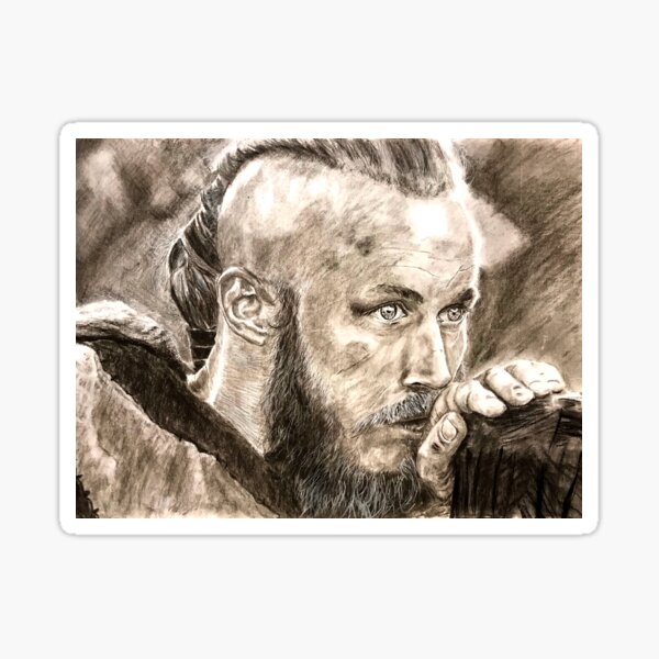 "Ragnar Lothbrok" Sticker for Sale by jbrannenmedia | Redbubble