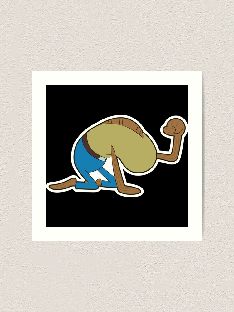 "SpongeBob Upset Fish Meme" Art Print for Sale by bowenfred38 | Redbubble