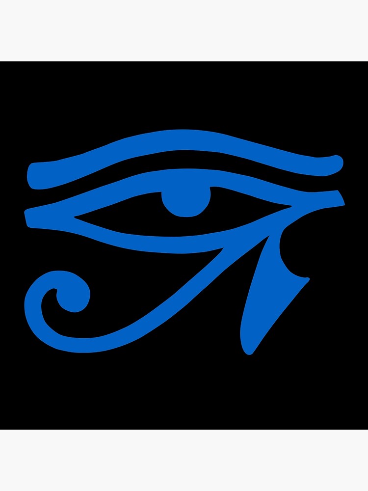 "Blue Eye of Horus symbol" Photographic Print for Sale by effervescence ...