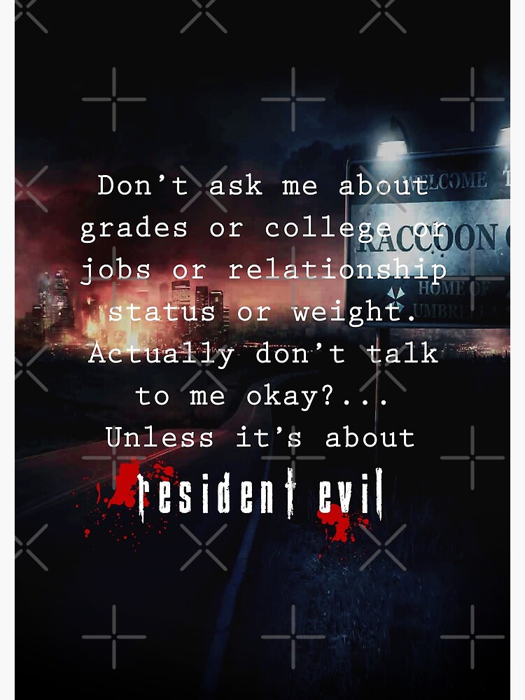 Resident Evil Nemesis Quotes Resident Evil 3 Remake Nemesis