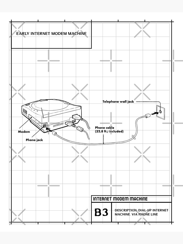 "Classic Aesthetic Early Internet Modem " Photographic Print for Sale ...