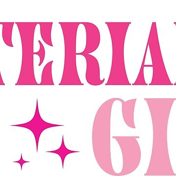 "Material Girl pink sparkles" Sticker for Sale by rachelpdesigns ...