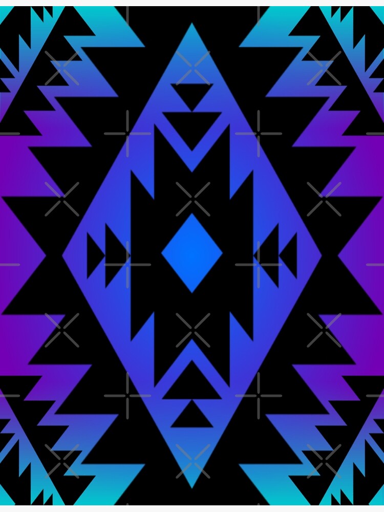 Neon Native Patterns Wallpaper