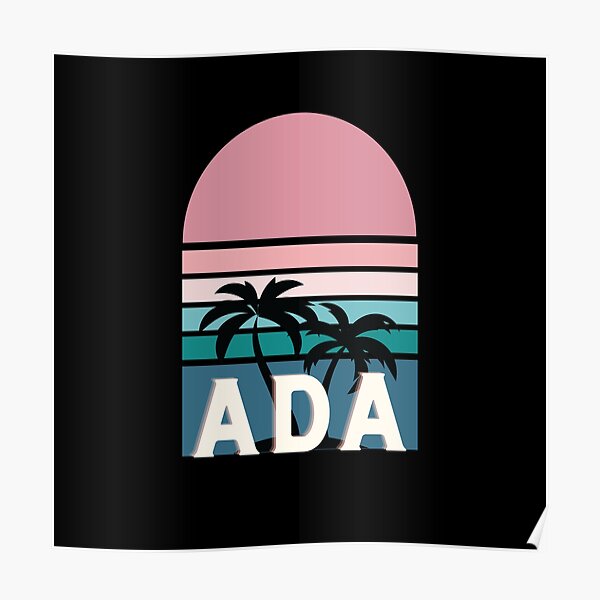 "Ada aesthetic " Poster for Sale by JessicaMhone | Redbubble