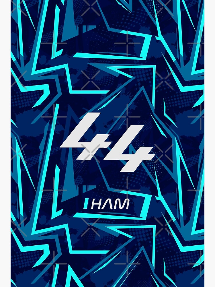"Lewis Hamilton 44 - F1 2022" Poster for Sale by Malaka7 | Redbubble
