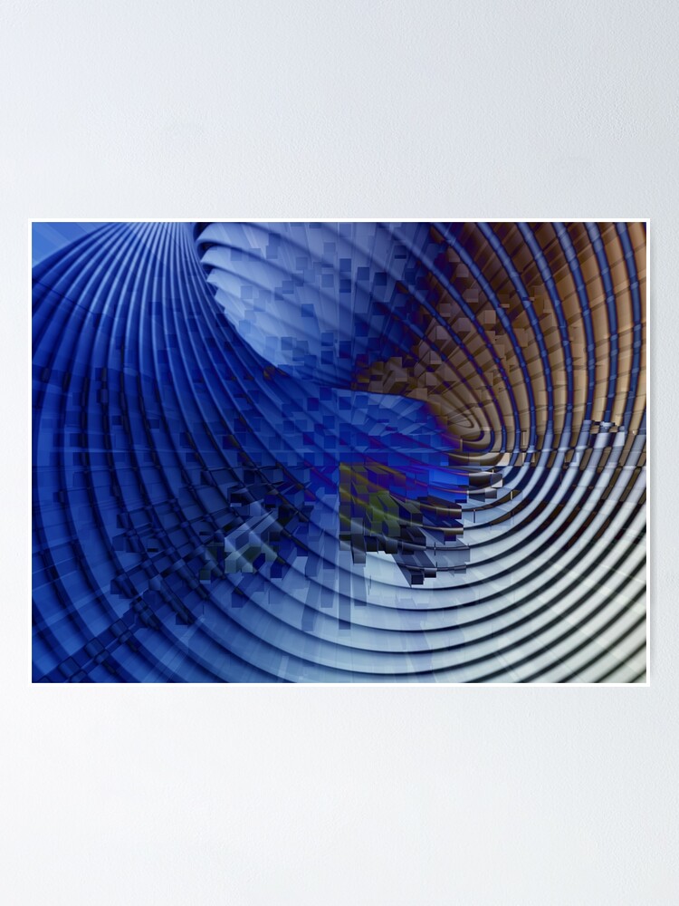 "Black and Blue abstract " Poster for Sale by elifrza | Redbubble