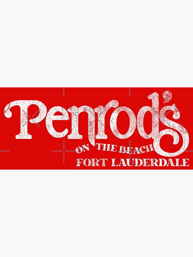 "Penrod's On The Beach" Poster for Sale by brianhillDESIGN | Redbubble