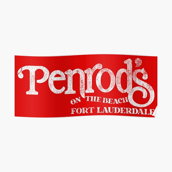 "Penrod's On The Beach" Poster for Sale by brianhillDESIGN | Redbubble