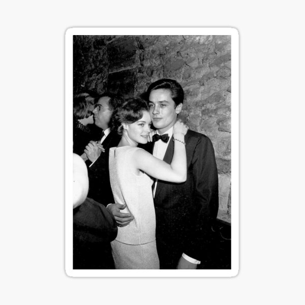 "Alain Delon and Romy Schneider Classic" Sticker for Sale by ...