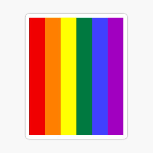 "LGBT Rainbow" Sticker for Sale by ColorVR | Redbubble