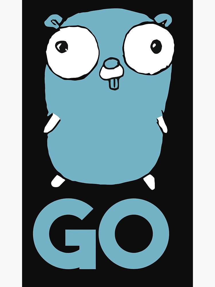 Golang Gopher Go Lang Programming Programmer It Cs Art Print By Myygodd Redbubble 0958