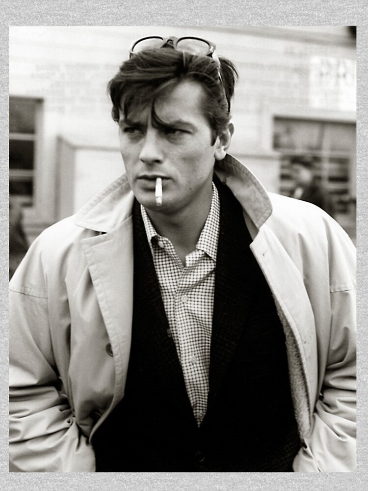 "Alain Delon smoking cigarette Classic" Essential T-Shirt for Sale by ...