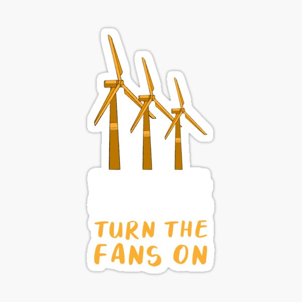 "Wind Turbine Renewable Energy Wind Energy Gift" Sticker for Sale by ...