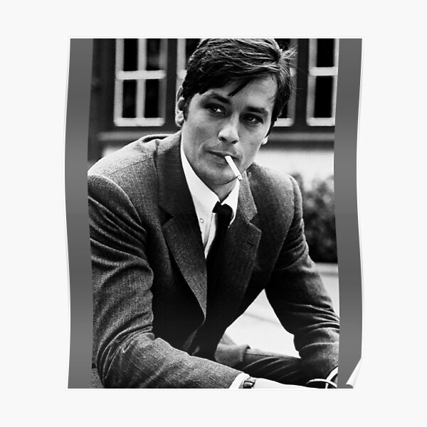 "Alain Delon smoking Classic" Poster for Sale by DavidCurl9207 | Redbubble