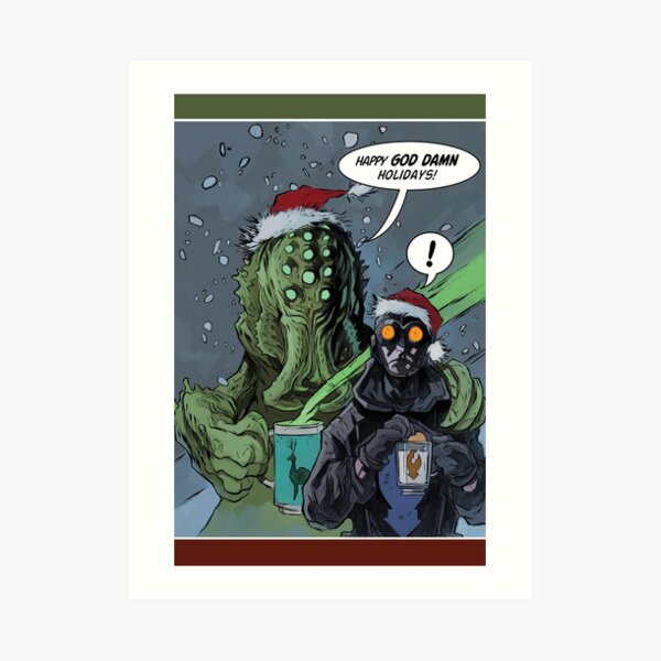"lobster johnson,logo,claw,hellboy,christmas, holiday, cthulhu, fire ...