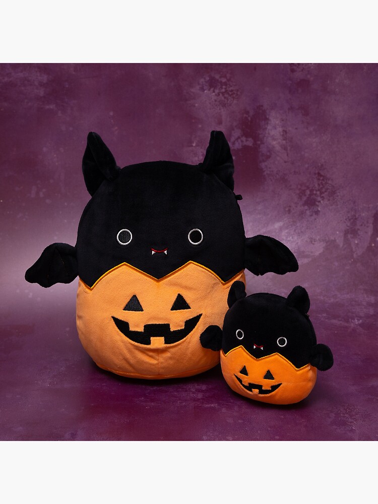"Squishmallow Emily the Bat in Pumpkin Photo" Art Print for Sale by ...
