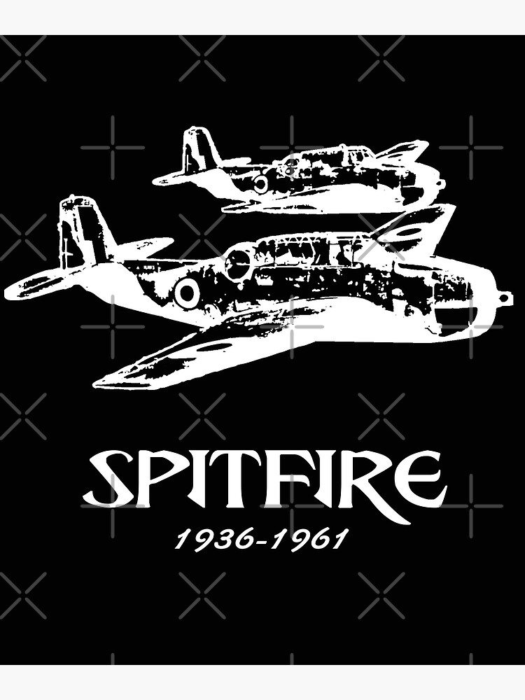 "Spitfire RAF British Supermarine Spitfire ww2 Aircraft Fighter" Art ...