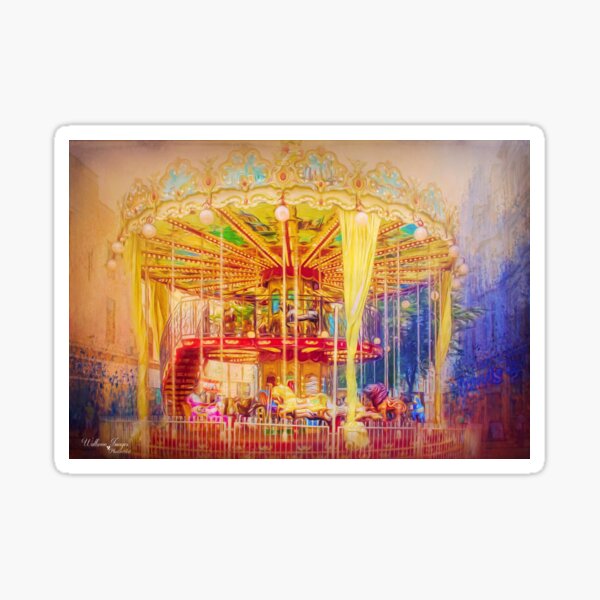 "Carousel" Sticker by wallarooimages | Redbubble