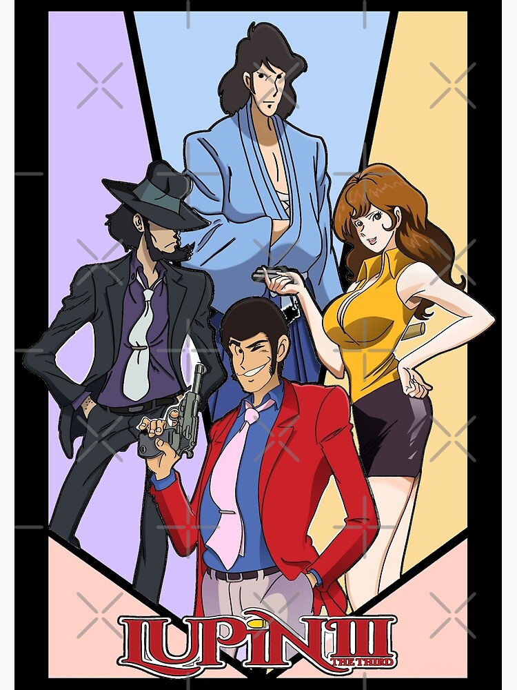 "Lupin the Third Anime" Poster for Sale by Anime-nez | Redbubble