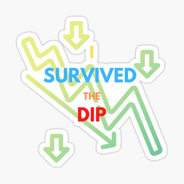 "The dip" Sticker for Sale by NoGoodJuli | Redbubble
