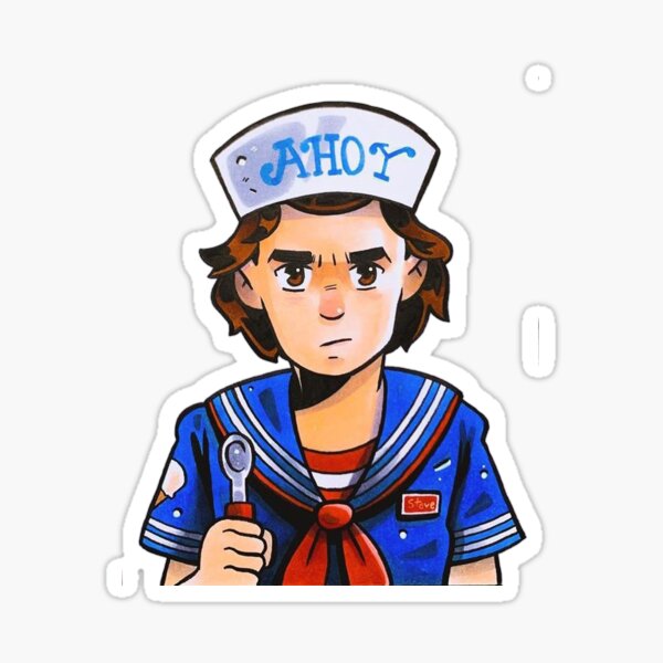 "Stranger Things" Sticker for Sale by sheldoncoopers | Redbubble