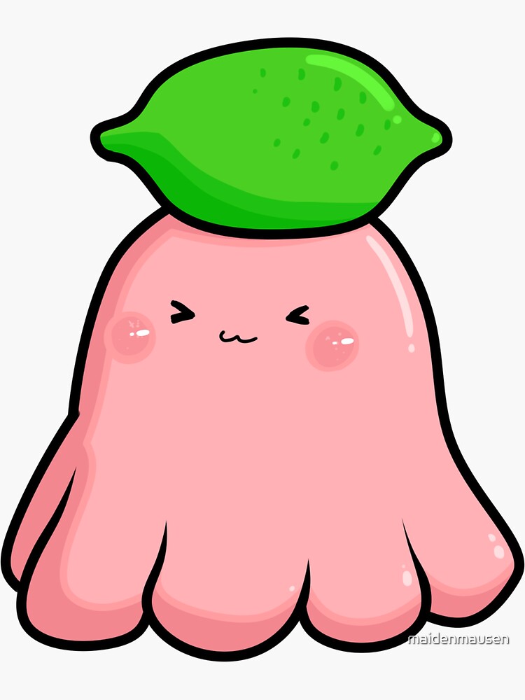 lime squiddle ♡" Sticker for Sale by maidenmausen | Redbubble