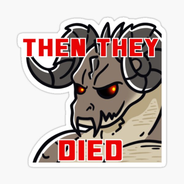 "Deathclaw of disappointment " Sticker for Sale by WildAnimalTV | Redbubble