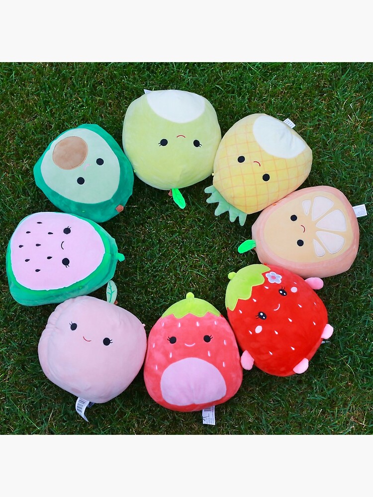 "Squishmallow Fruits Photo" Poster for Sale by sapphicsquish | Redbubble