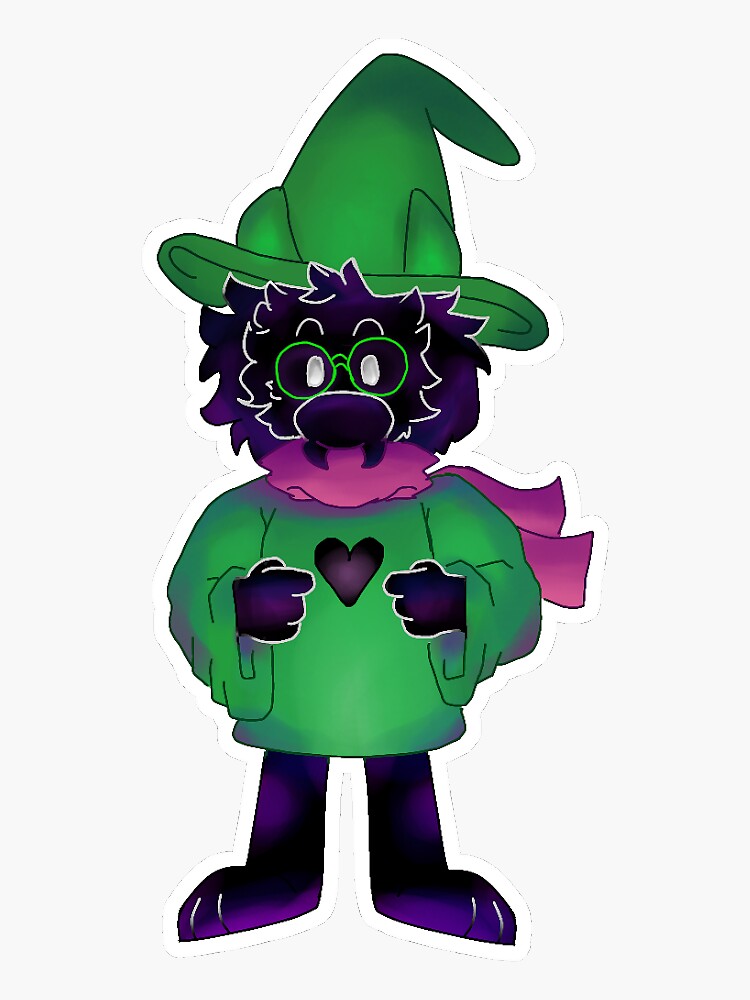 "Ralsei Deltarune (With Hat)" Sticker for Sale by FoopyXL | Redbubble
