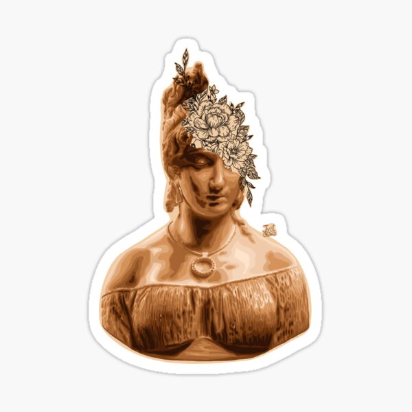 "Marble statue " Sticker for Sale by Jvstrob | Redbubble