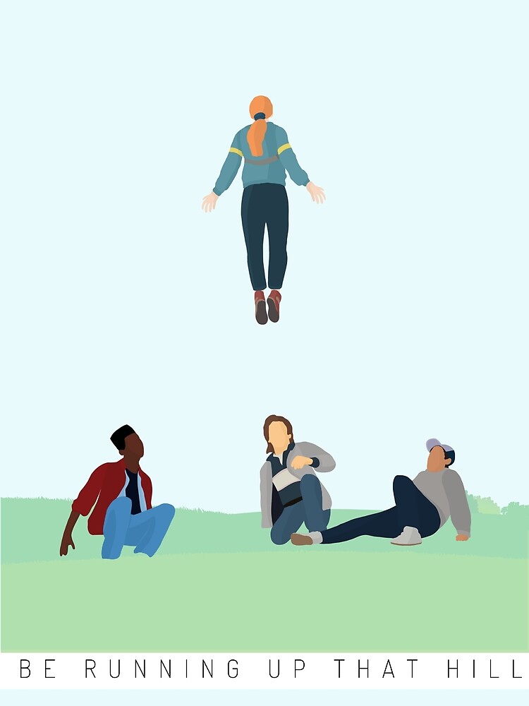 "Running Up That Hill - Kate Bush - Stranger Things" Canvas Print for ...