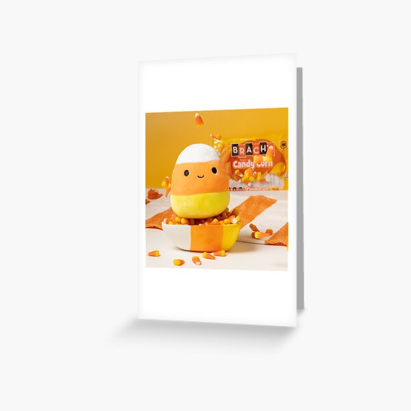 "Squishmallow Cannon the Candy Corn Photo" Greeting Card by ...