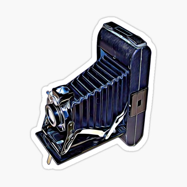 "Kodak Vintage Camera" Sticker for Sale by InspireMoment | Redbubble