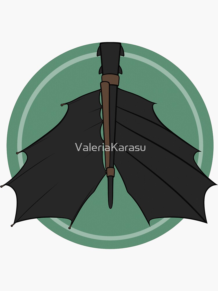"Toothless Tail" Sticker for Sale by ValeriaKarasu | Redbubble