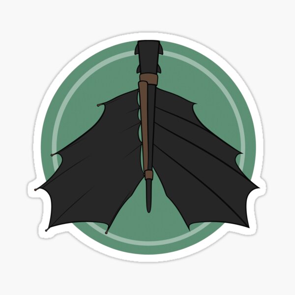 "Toothless Tail" Sticker for Sale by ValeriaKarasu | Redbubble