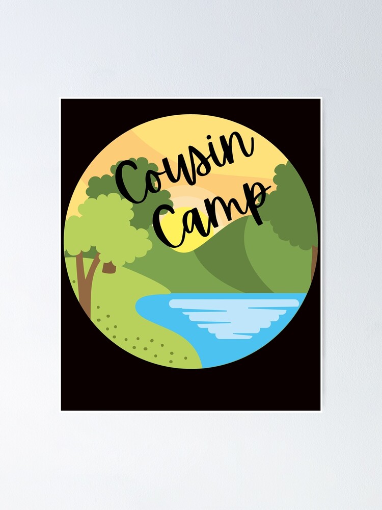 "Funny Cousin Camp Lake Family Kids Summer Camp Cousins" Poster for ...