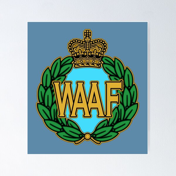 "Women's Auxiliary Air Force" Poster for Sale by sirglennbo | Redbubble