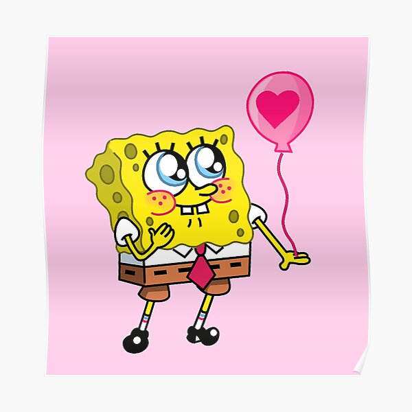 "cute spongebob art design" Poster for Sale by stillballin | Redbubble