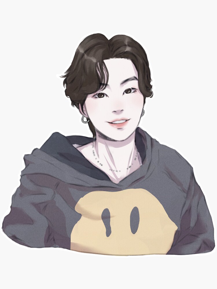 "yunki loml" Sticker for Sale by ksart16 | Redbubble